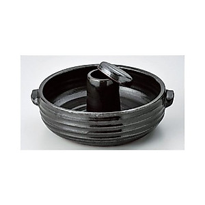 せともの本舗 Tajin Pot/Shabu Shabu Iron Crystal Shabu Pot [29 x 26.5 x 13 cm / 9 cm] Direct Flame Restaurant Hotel/Ryokan Japanese Tableware Restaurant Commercial Use