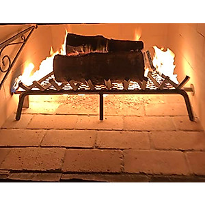 EasyFirePits 36 Inch Stainless Steel Lifetime Warranted Gas Fireplace Replacement Burner Straight END-FED Gas Log Lighter