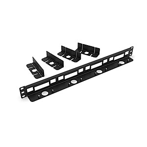 MyElectronics Raspberry Pi Rack Mount for 1-4 Raspberry Pi + 4 ‘snap-Off’ Blank Covers