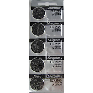 Replacement Batteries Energizer CR2025 for Cayeye, Sigma, Knog, Planet Bike & Mnay Others. Card of 5.