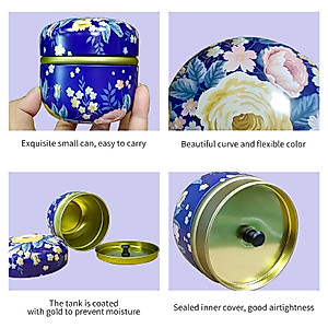 Topwon Body Powder Container with Powder Puff for Baby Women Talc Free Dusting Loose Powder Case Home Travel Powder Box (2 Pack)