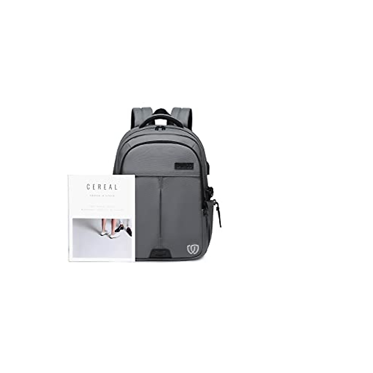 BAUHOO Ballistic Resistant Backpack (Double Shield) Grey