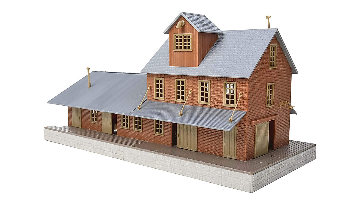 Walthers HO Scale Brick Freight House Kit – Easy Model Building