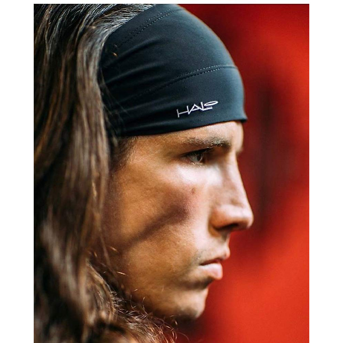 Halo Headband Bandit - Wide Pullover Sweatband for Both Women and Men, Charcoal