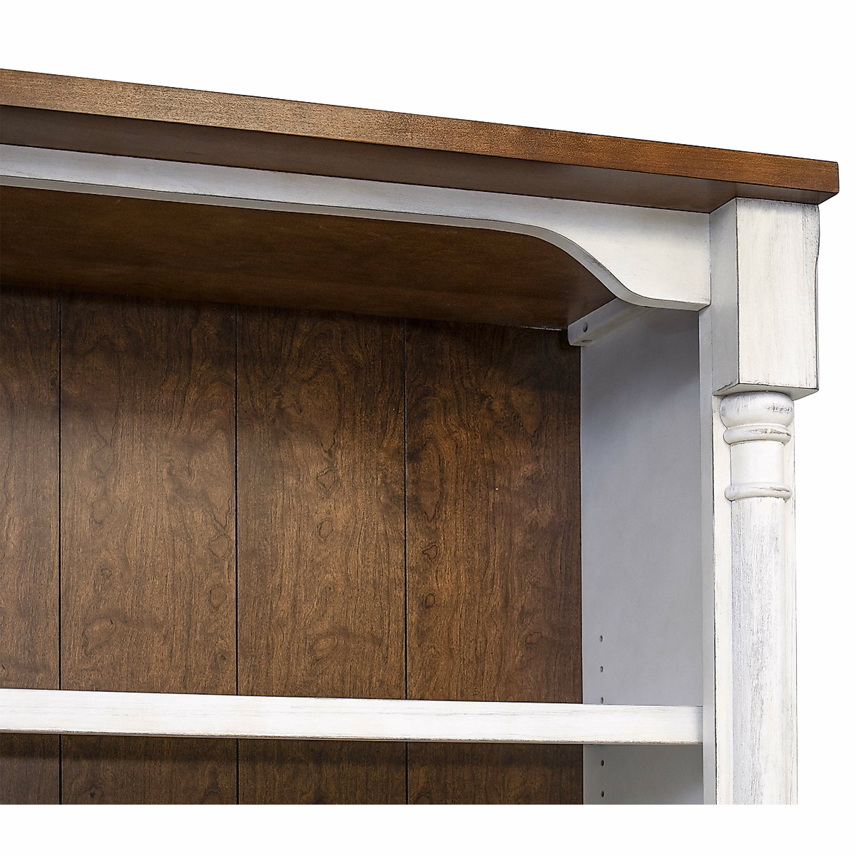 Martin Furniture 3 Open bookcase, White