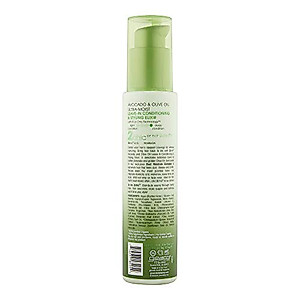 GIOVANNI 2chic Ultra-Moist Leave-In Conditioning Styling Elixir - Smoothes Frizz Prevents Breakage, For Dry & Damaged Hair, Avocado & Olive Oil, Enriched with Aloe Vera, Shea Butter - 4 fl oz