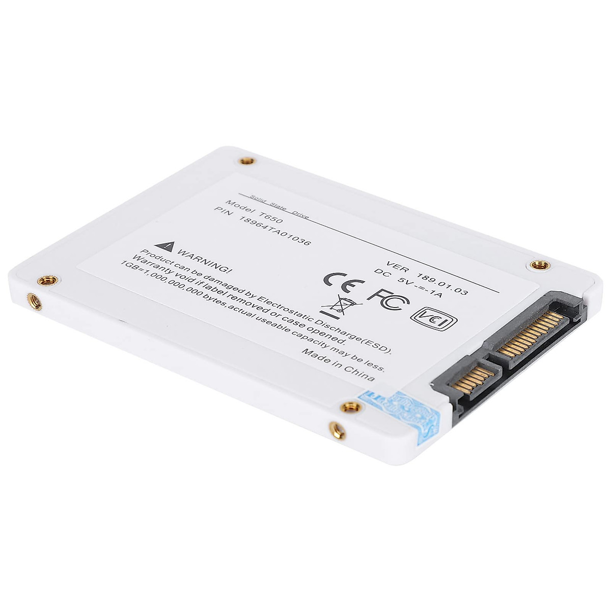 Solid State Hard Disk, Video Storage Good Performance Compact Firm Sturdy SATA3.0 SSD for Laptop Desktop Computer for Office Worker(#6)