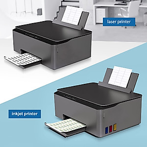 Methdic Address Labels 1" x 2-5/8" 900 Labels Sticker Paper for Laser/Ink Jet Printer Mailing Labels 8.5"×11" White 30 per Sheet