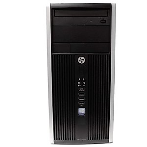 HP 6200 Desktop Tower Computer, Intel Core i7 Quad Core, 8GB RAM, 240GB Solid State Drive, DVD, Wi-Fi, Windows 10 Pro, Periphio Wireless Keyboard and Mouse (Renewed)
