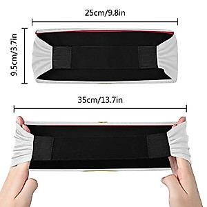Unisex Workout Headbands Egypt-Egyptian-Flag-Soccer Elastic Yoga Sweatband Stretchy Sports Hairband