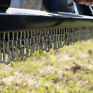 Titan Attachments 48" Offset Flail Ditch Bank Mower, Mowing Attachment for Tractors and Loaders, Cat 1, 3-Point Hitch