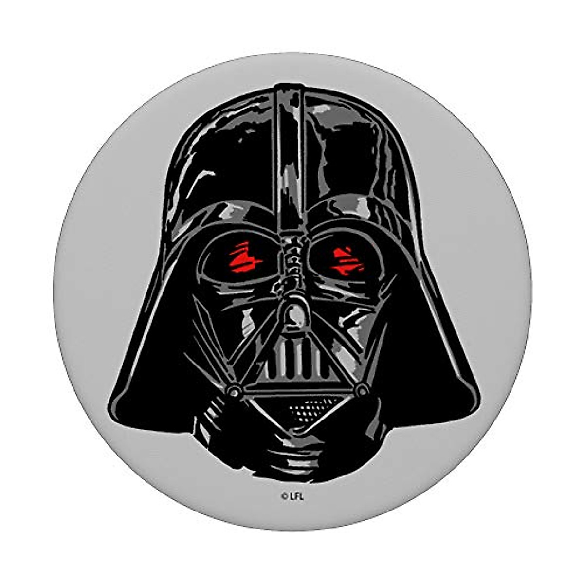 Star Wars Darth Vader Shiny Helmet PopSockets PopGrip: Swappable Grip for Phones & Tablets