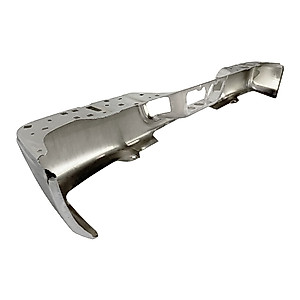 BUMPER-KING Rear Bumper Compatible with 2007-2013 Toyota Tundra Pickup 07-13 TO1102244 Chrome without Park Assist