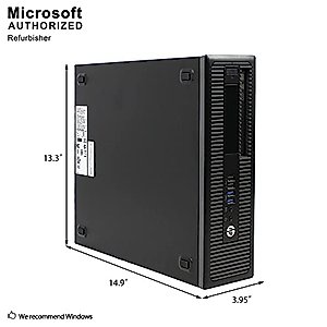 HP Business Desktop ProDesk 600 G2 Desktop Computer - Intel Core i5 (6th Gen) i5-6500 3.20 GHz - 8 GB DDR4 SDRAM - 256 GB SSD (Renewed)