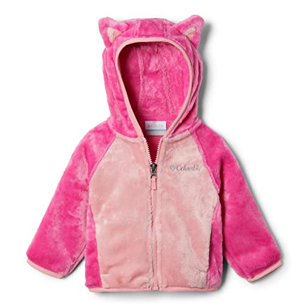 Columbia Baby Foxy Baby Sherpa Full Zip, Pink Ice/Pink Orchid, 12/18