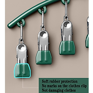 Legging Organizer for Closet, Metal Yoga Pants Hanger w/Rubber Coated 5 Pack w/10 Clips Hold 50 Leggings, Hangers Space Saving Hanging Closet Organizer for Closet Organizers and Storage(Grey)