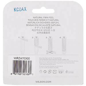 Wilson Sporting Goods Leather Tennis Grip - Black, One Size (WRZ470300)