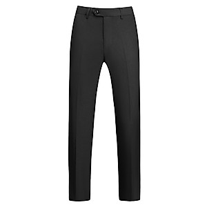 Tuxedo Suits for Men 3 Piece Regular Fit Men's Suit Set Floral Pattern Blazer Jacket Waistcoat Pants Purple L