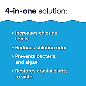 HTH 52026 Super Shock Treatment Swimming Pool Chlorine Cleaner, 1 lb (Pack of 12) & Pool Care Shock Advanced, Swimming Pool Chemical Prevents Bacteria & Algae, Cal Hypo Formula, 1 lb (Pack of 12)
