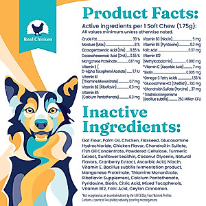 Solid Gold Dog Multivitamin - PetVites Dog Vitamins Chewable Supplement - Vitamin C, A, B12, & E Plus Probiotics & Antioxidants to Promote Immune Health & Digestive Wellness (120 Count Senior)