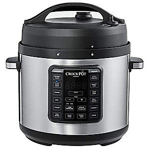 Crock-Pot 2100467 Express Easy Release | 6 Quart Slow, Pressure, Multi Cooker, Stainless Steel
