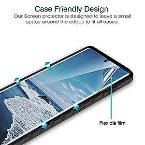 LK [3 Pack] Screen Protector for Samsung Galaxy Note 10 Plus/Note 10+ / Note 10 Plus 5G Flexible Film (Ultrasonic Fingerprint Support) Self Healing HD Clear, Case Friendly