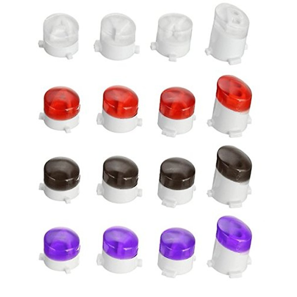 ABXY Bullet Buttons with Letters Mod Kit Case for Xbox One S Slim Elite Controller