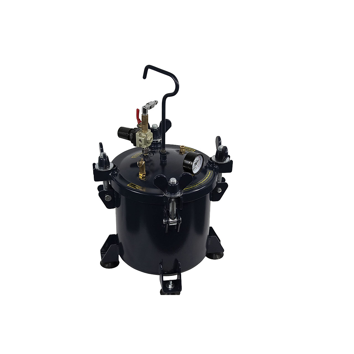 CALIFORNIA AIR TOOLS 255C 2.5 Gallon Pressure Pot for Casting, Blue & CAT-1P1060S Light & Quiet Portable Air Compressor, Silver