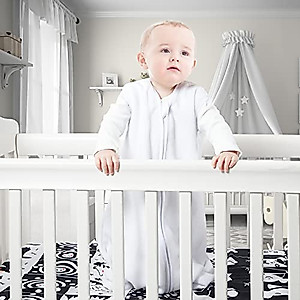 BSTOPPT Micro-Fleece Baby Sleep Sack 12-18 Months All Season Baby Sleeping Bag 2-Way Zipper Toddler Wearable Blankets 2Pack Warm Soft Plush