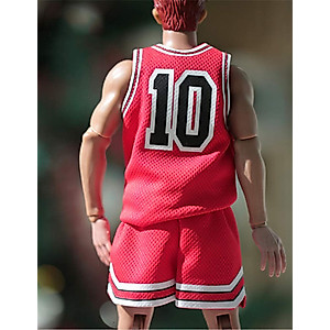 HiPlay 1/6 Scale Male Figure Doll Clothes, Basketball Clothes Suit for 12 inch Action Figure HS013 (Basketball Clothes)
