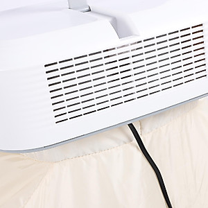 Compact and Portable Clothes Dryer, Foldable Electric Laundry Drying Machine with Remote Control, Spacious Capacity, Construction, Ideal for Apartment, RV, Travel (US Plug)