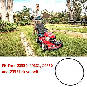 117-1018 Drive V-Belt Compatible with Toro Lawn Mower Deck Fit for Toro Recycler 20330 20331 20350 20351