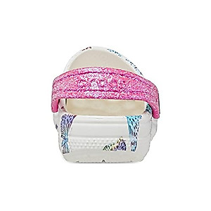 Crocs Classic Seasonal Clogs, Butterfuly Print, 11 US Unisex Little Kid