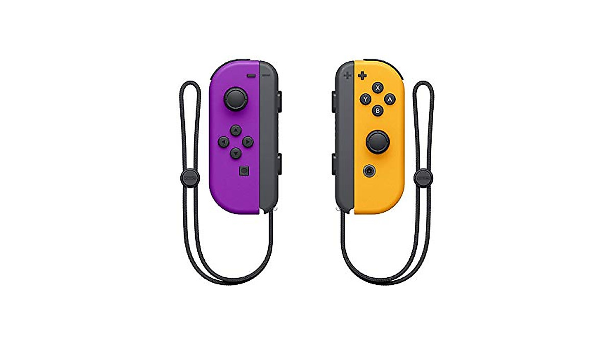 Nintendo Joy-Con Wireless Controllers - Neon Purple/Orange