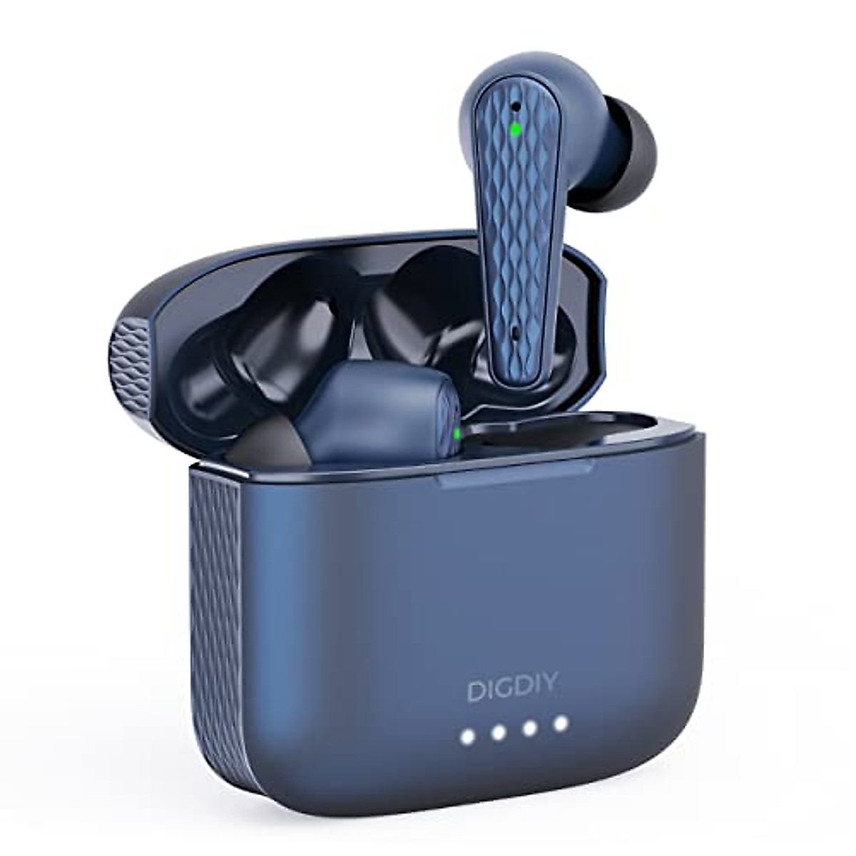 Digdiy Wireless Earbuds Hybrid Active Noise Cancelling, D11 ANC Wireless Earphones, Bluetooth 5.2 in-Ear Detection Headphones, Transparency Mode, ENC Clear Calls, 28H Battery Wireless Charging, IPX6