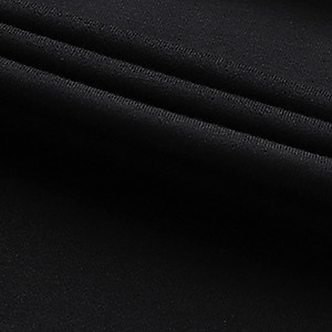 Maiyifu-GJ Men's Slim Fit Full Zip Hoodies Lightweight Athletic Casual Hooded Sweatshirt Long Sleeve Active Hoodie Jackets (Black,Large)