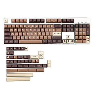 HFSECURITY Keycaps Mechanical Gaming Keyboard Keycaps for Cherry MX Switch GH60 GK61 GK64 68 75 84 87 96 98 104 108