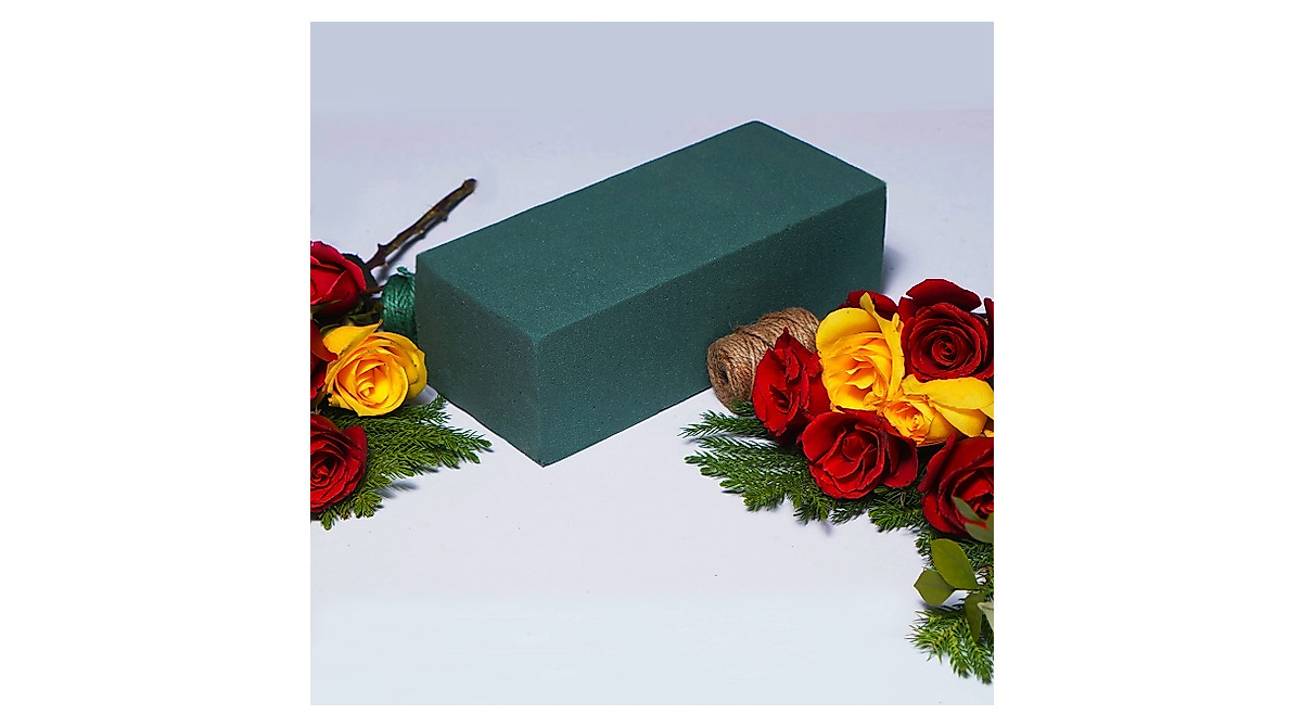 FLOFARE Floral Foam Blocks Pack of 6 for Flowers & Decor