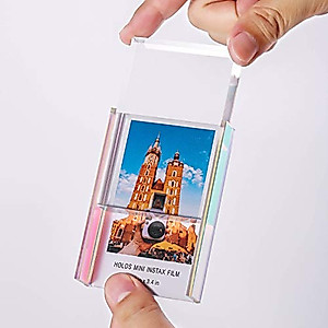 Instax Mini Frames 2x3 Masqudo Polaroid Picture Frame Clear Cute Photo Frames for Tabletop Desktop Freestanding Sliding Photo Display for Fujifilm Polaroid Film