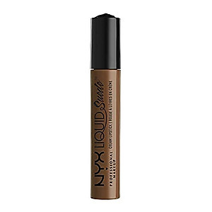 NYX PROFESSIONAL MAKEUP Liquid Suede Cream Lipstick - Downtown Beauty (Walnut Brown)