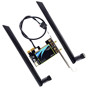 Deal4GO QCNFA34AC QCA61X4A 5GHz 802.11ac 867Mbps PCi-e Express Wireless WiFi Adapter WLAN Card w/Bluetooth 4.1 for Qualcomm Atheros QCNFA344A