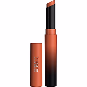 Maybelline Color Sensational Ultimatte Matte Lipstick, Non-Drying, Intense Color Pigment, More Caramel, Caramel Nude, 1 Count