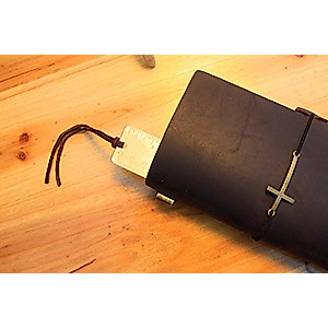 juneTree Vintage Brass Handy Straight Ruler / Metal Copper Bookmark / Cm Inch Dual Scales 130mm