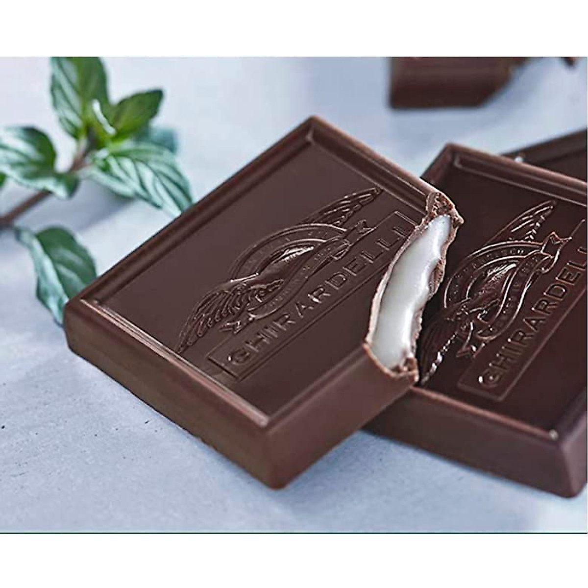 Ghirardelli, Dark Chocolate Mint Filled Squares, 5.32oz (Pack of 3)