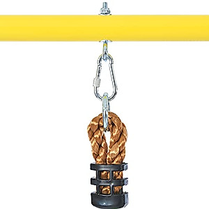 4 in 1 Outdoor Toddler Saucer Swing Set for Backyard, Playground Tree Swing Sets with Steel Frames, Climbing Rope with Disc Tree Swing Playset and Basketball Hoop for Kids