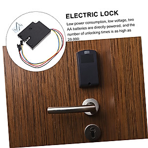 DOITOOL Electronic Locks Hidden Door Latch Drawer Lock Electric Lock electromagnetic Lock Magnetic Door Locks Locker Lock Mini Electric Bolt Lock Hidden Lock Plastic Dongguan Automatic