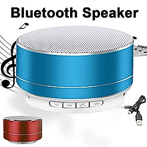 The Explorer Mnin Portable Bass BT Speakers Bluetooth Speaker Led Wirelwss For iPHONE For Pad Phones MP3 FM Wireless Music,blue