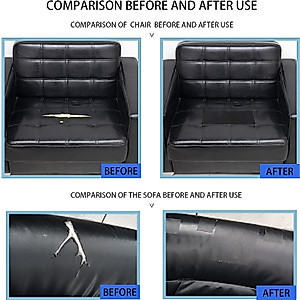 Self-Adhesive Leather Repair Patch for Furniture 17x55inch Leather Patches for Couches Car Seats Upholstery Repair Tape Patches