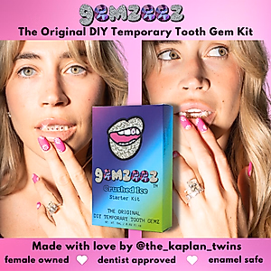 Gemzeez: The Original DIY Temporary Tooth Gemz Starter Kit (Crushed Ice)