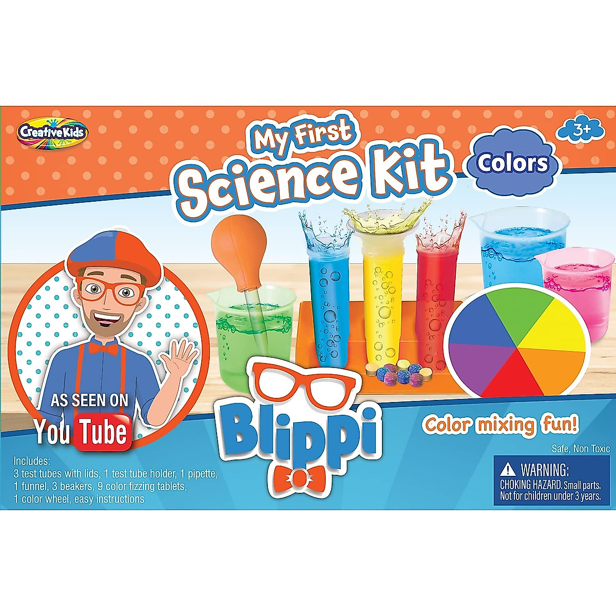 Blippi My First Science: Science Kit with Color Experiments